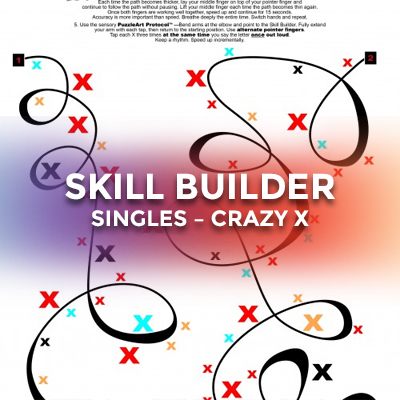 Skill Builder Singles – Crazy X – Art Therapy
