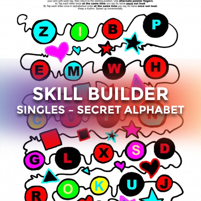 Skill Builder Singles – Secret Alphabet – Art Therapy